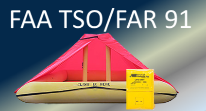 8-Man TSO Life Rafts | FAA Approved | Part 135-121-91