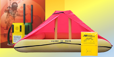 8-Man FAA Approved Life Raft TSO FAR PART 121