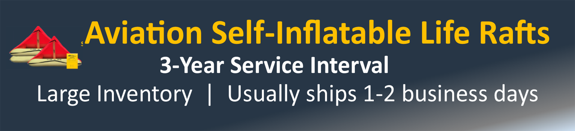 Aviation Self Inflating Life Rafts | FAA TSO C70a | FAR 135 121 91